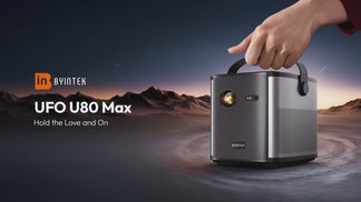 BYINTEK UFO U80 Max 1080P DLP Projector support 4K Portable Mini Proje